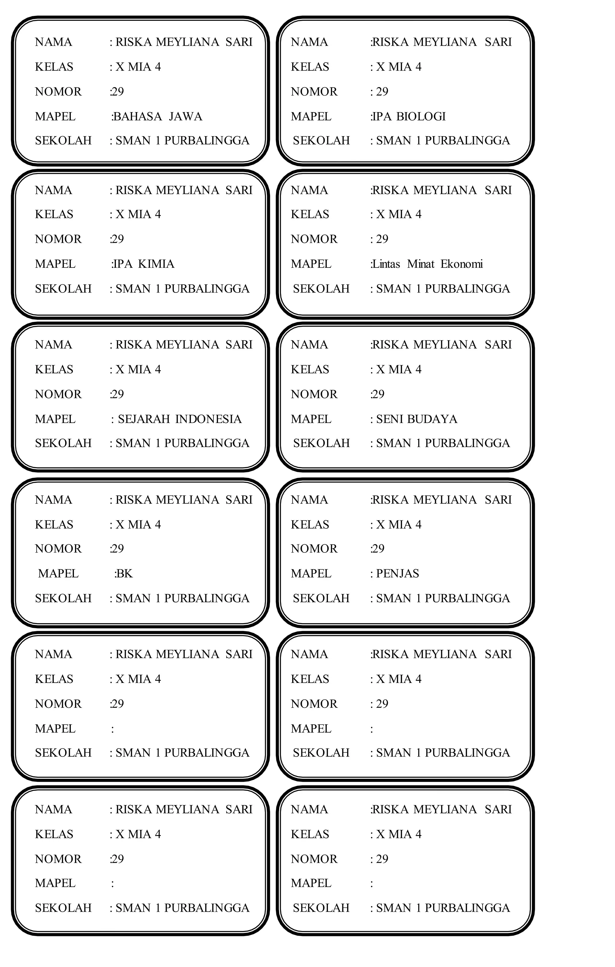 Identitas buku | DOCX