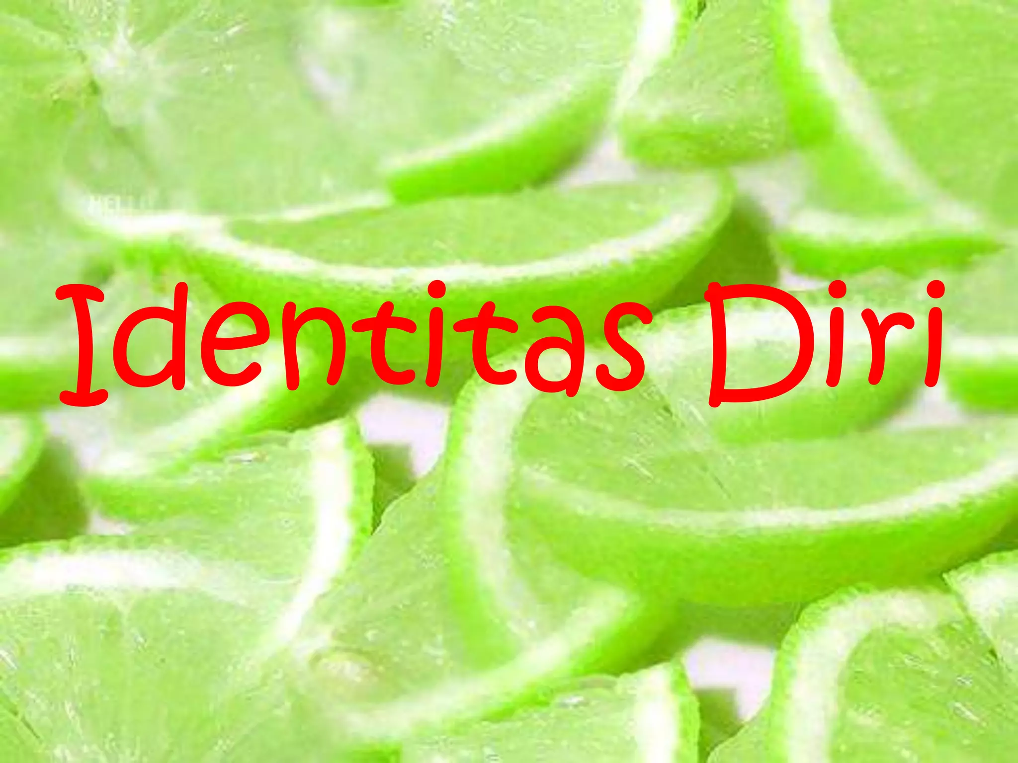 Identitas diri | PPTX