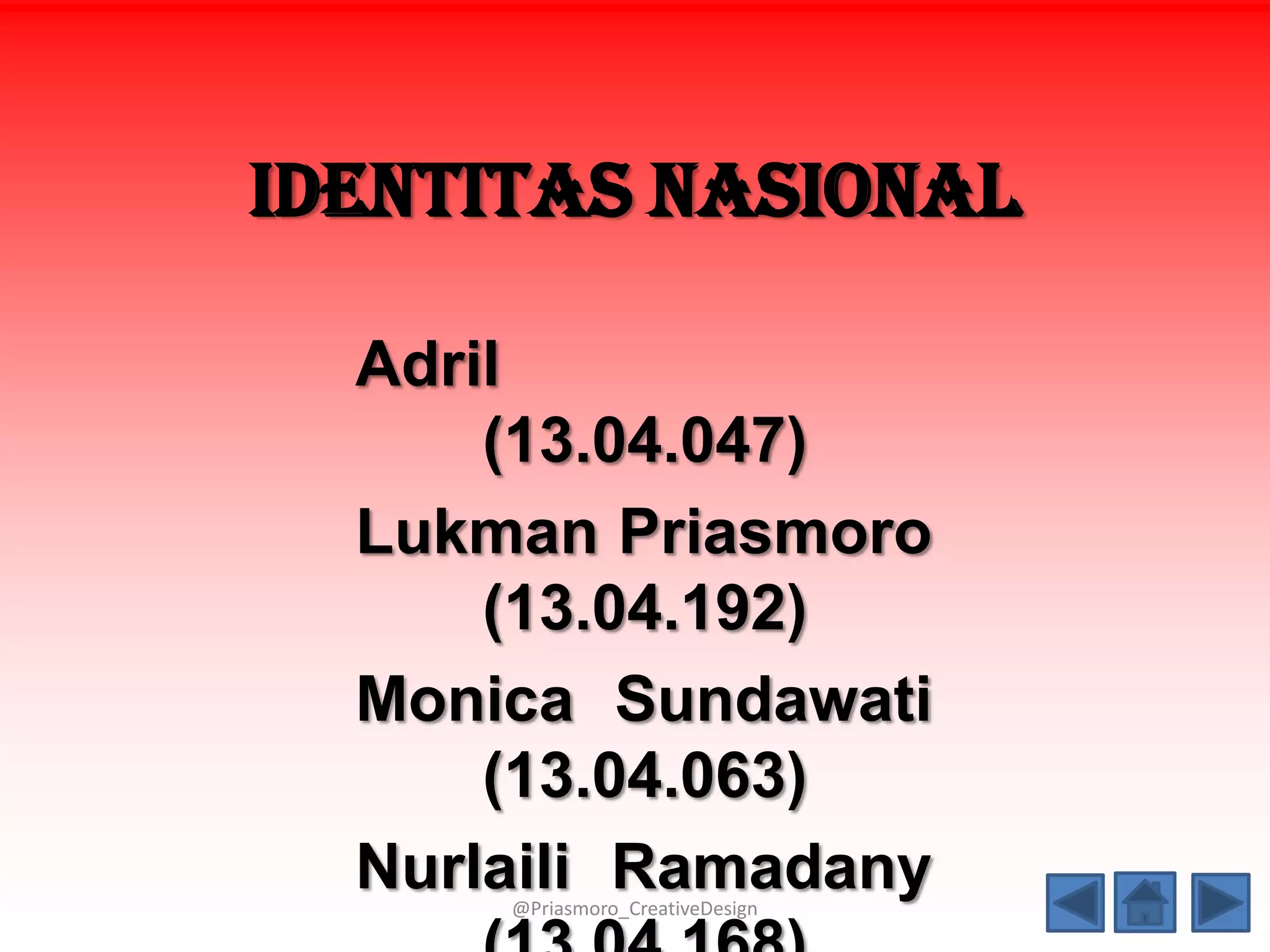 Identitas nasional | PPTX