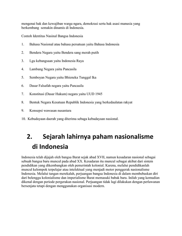 Identitas nasional kel 1 | DOCX