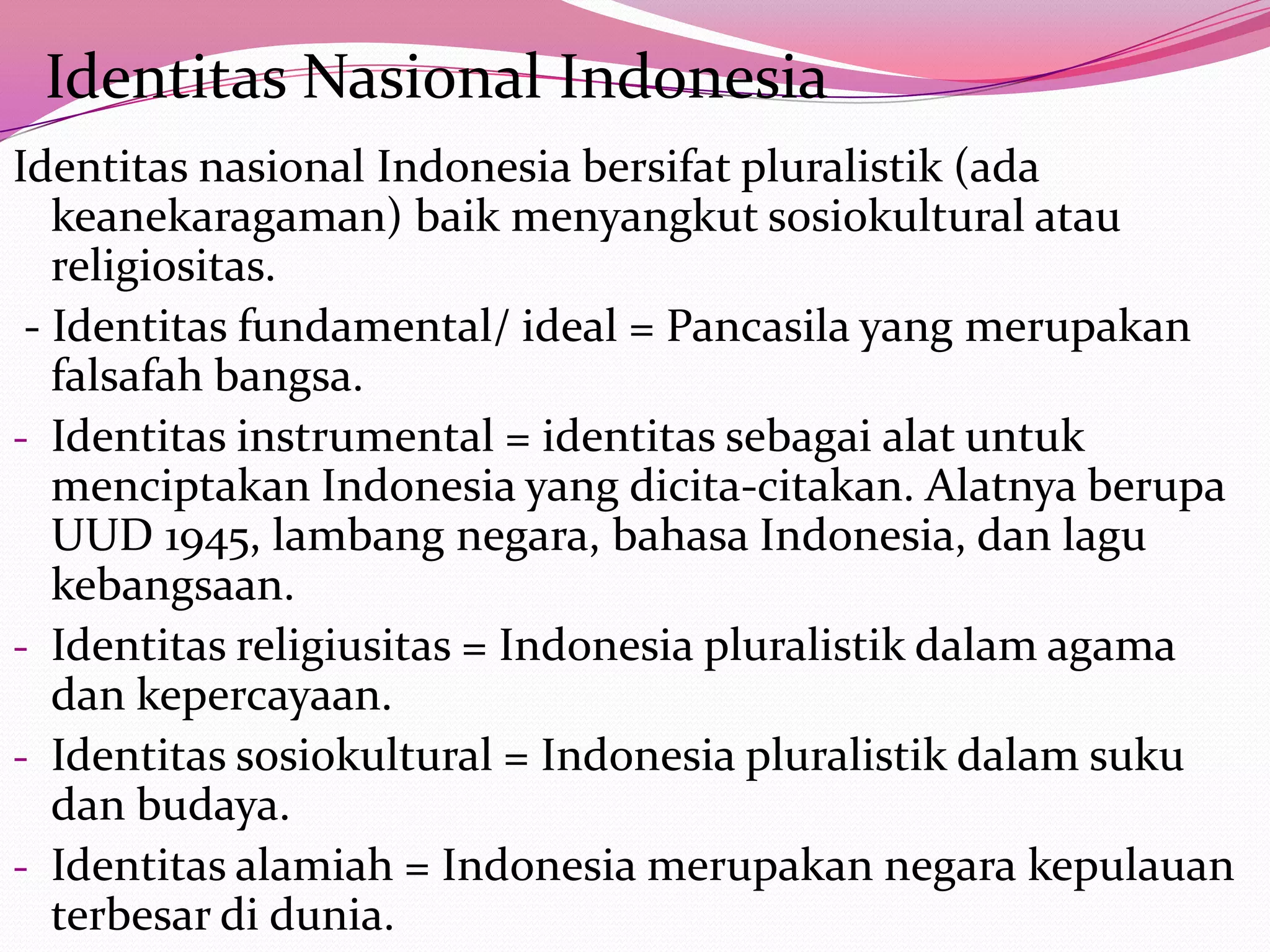 Identitas Nasional | PPTX