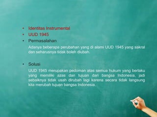 Identitas nasional dalam mata kuliah ppkn | PPTX