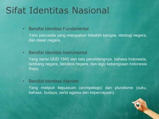 Identitas nasional dalam mata kuliah ppkn | PPTX