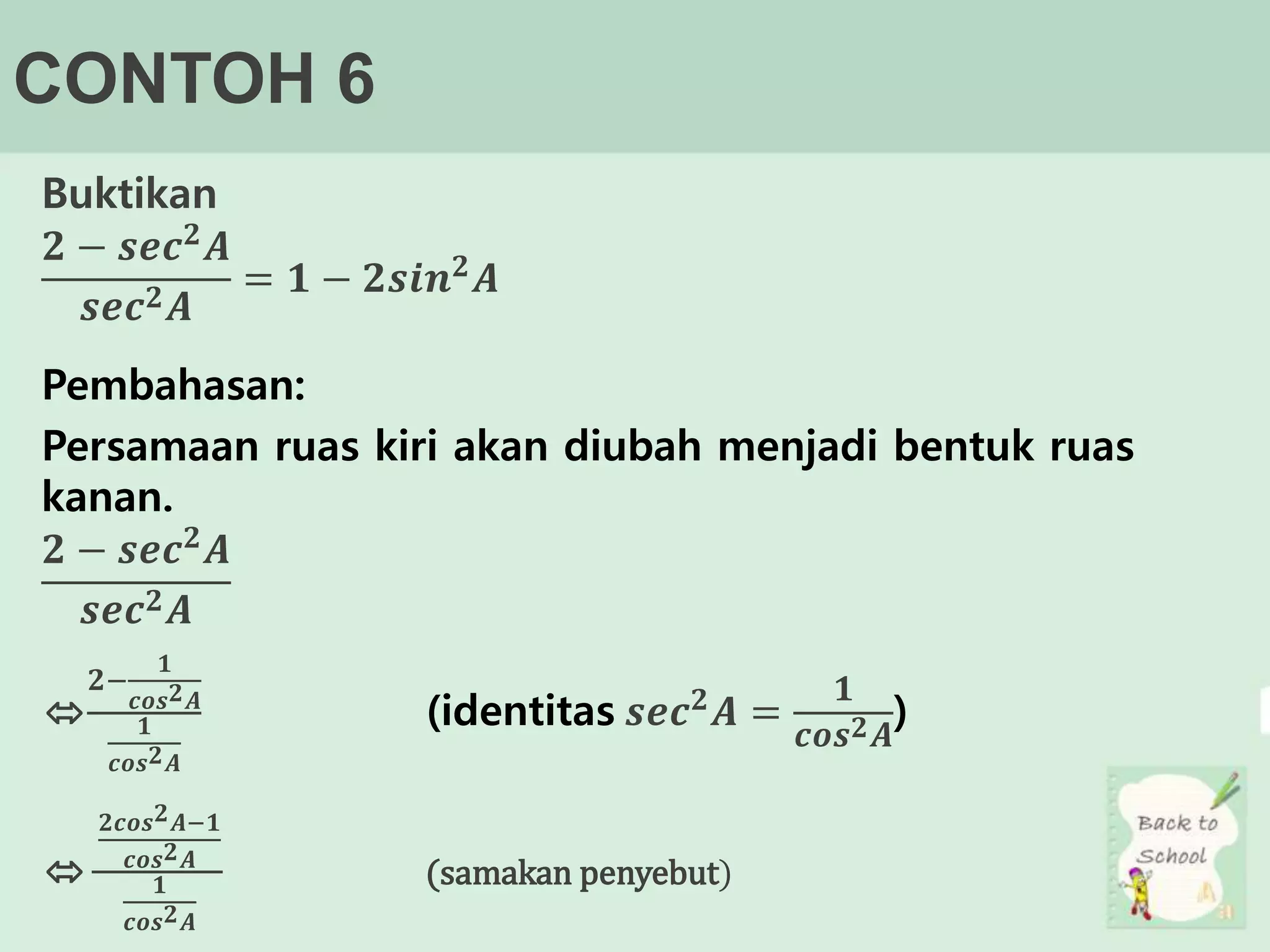 Identitas trigonometri | PPTX