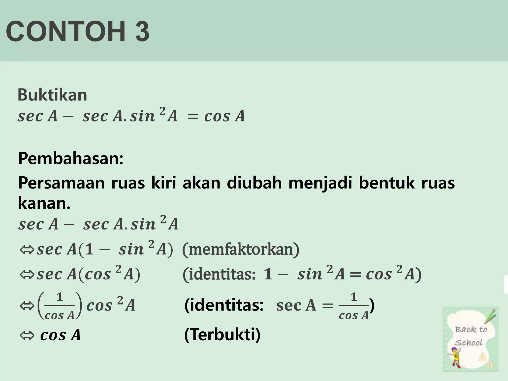 Identitas trigonometri | PPTX