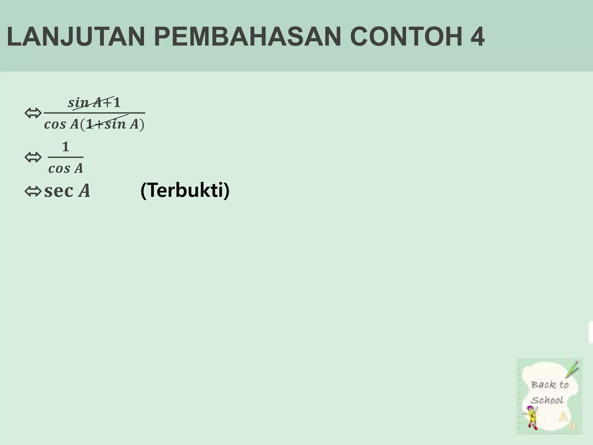Identitas trigonometri | PPTX