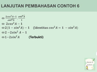 Identitas trigonometri | PPTX