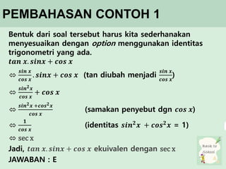 Identitas trigonometri | PPTX