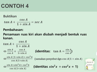Identitas trigonometri | PPTX