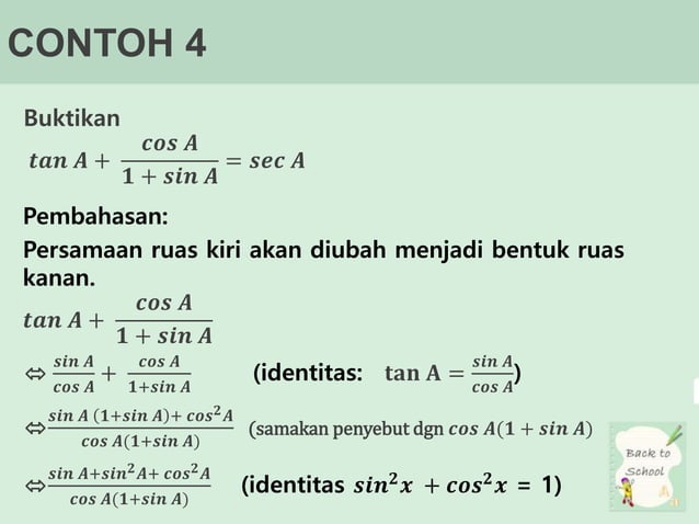 Identitas trigonometri | PPTX