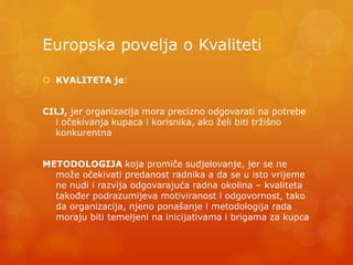 Identitet i kvaliteta | PPT