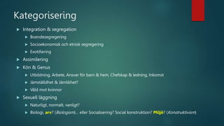 Identitet och Makt | PPTX