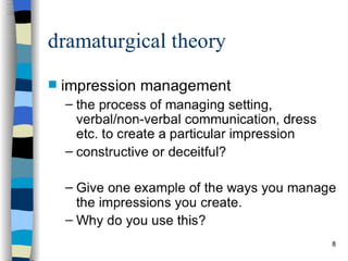 Identity As Performance | PDF