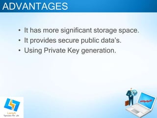 Identity based distributed provable data possession in multi-cloud storage | PPT