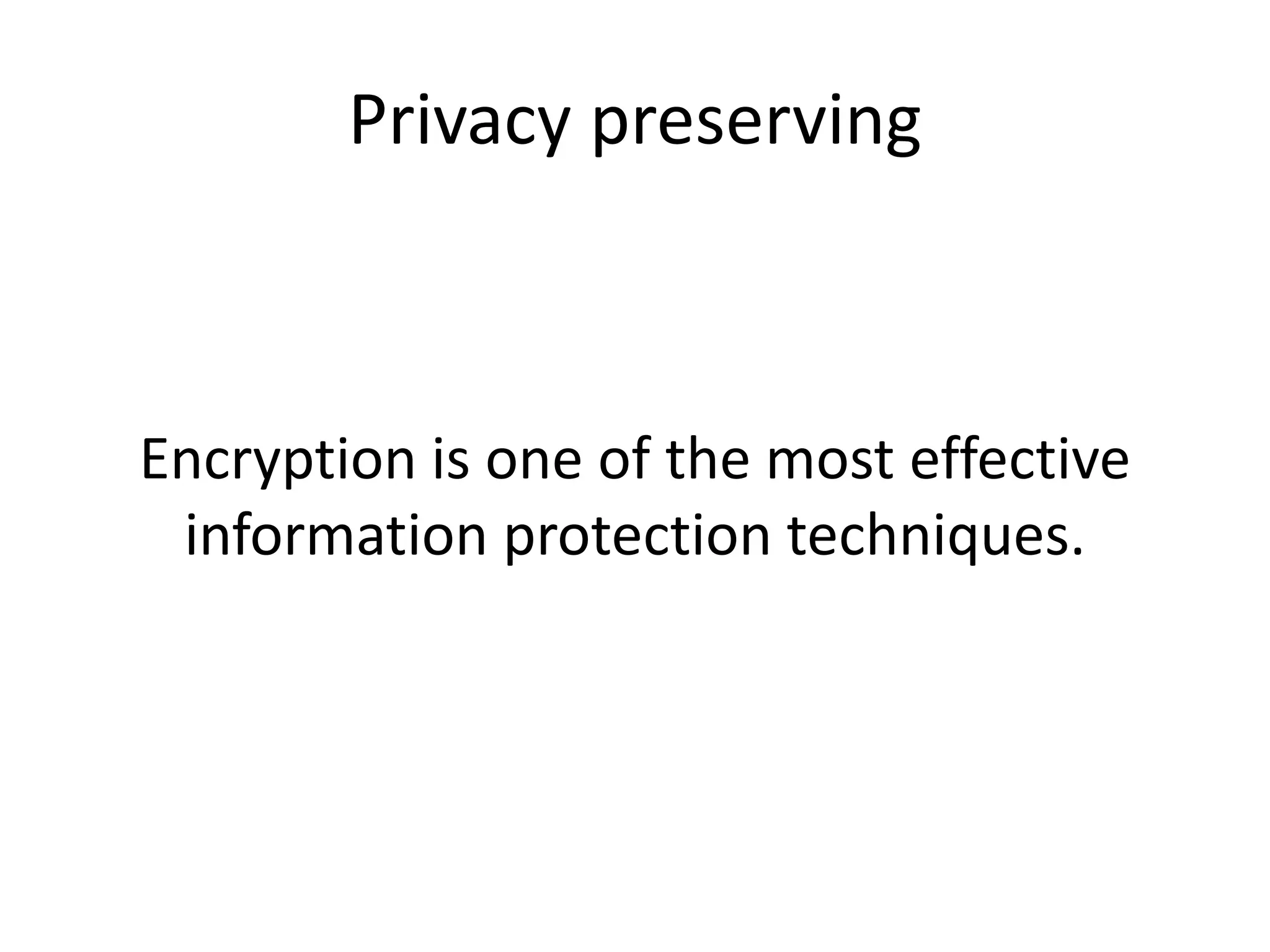 Identity-Based Privacy (IBP) - Cloud Computing and Privacy Protection | PDF