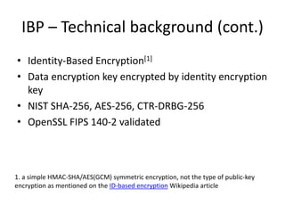 Identity-Based Privacy (IBP) - Cloud Computing and Privacy Protection | PDF