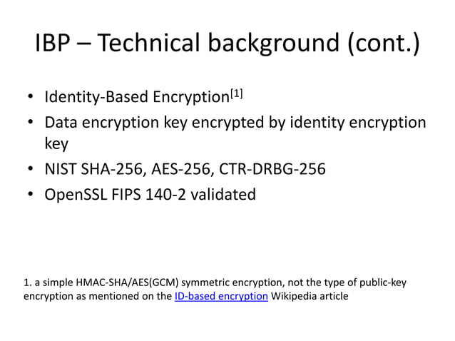 Identity-Based Privacy (IBP) - Cloud Computing and Privacy Protection | PDF