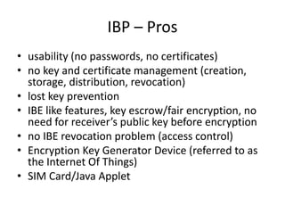 Identity-Based Privacy (IBP) - Cloud Computing and Privacy Protection | PDF