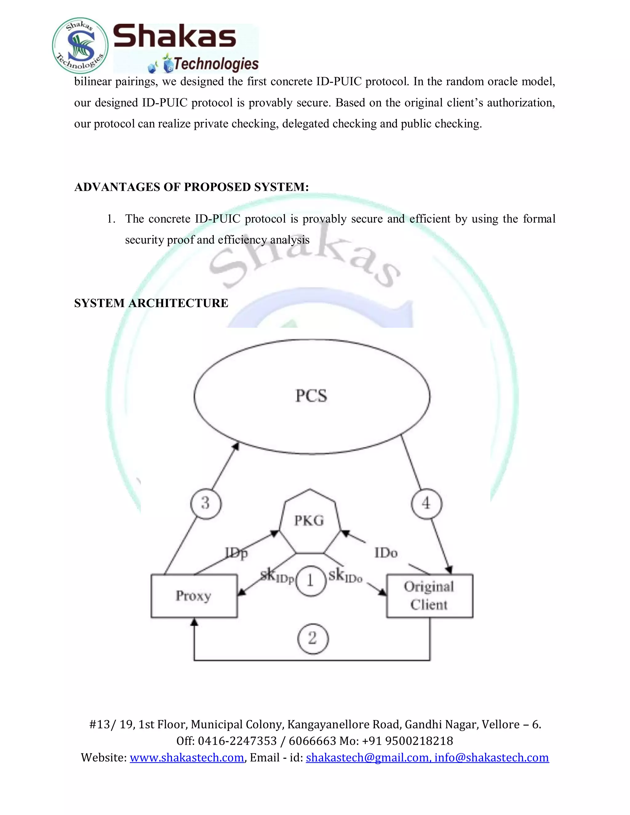 Identity Based Proxy Oriented Data Uploading And Remote Data Integrity