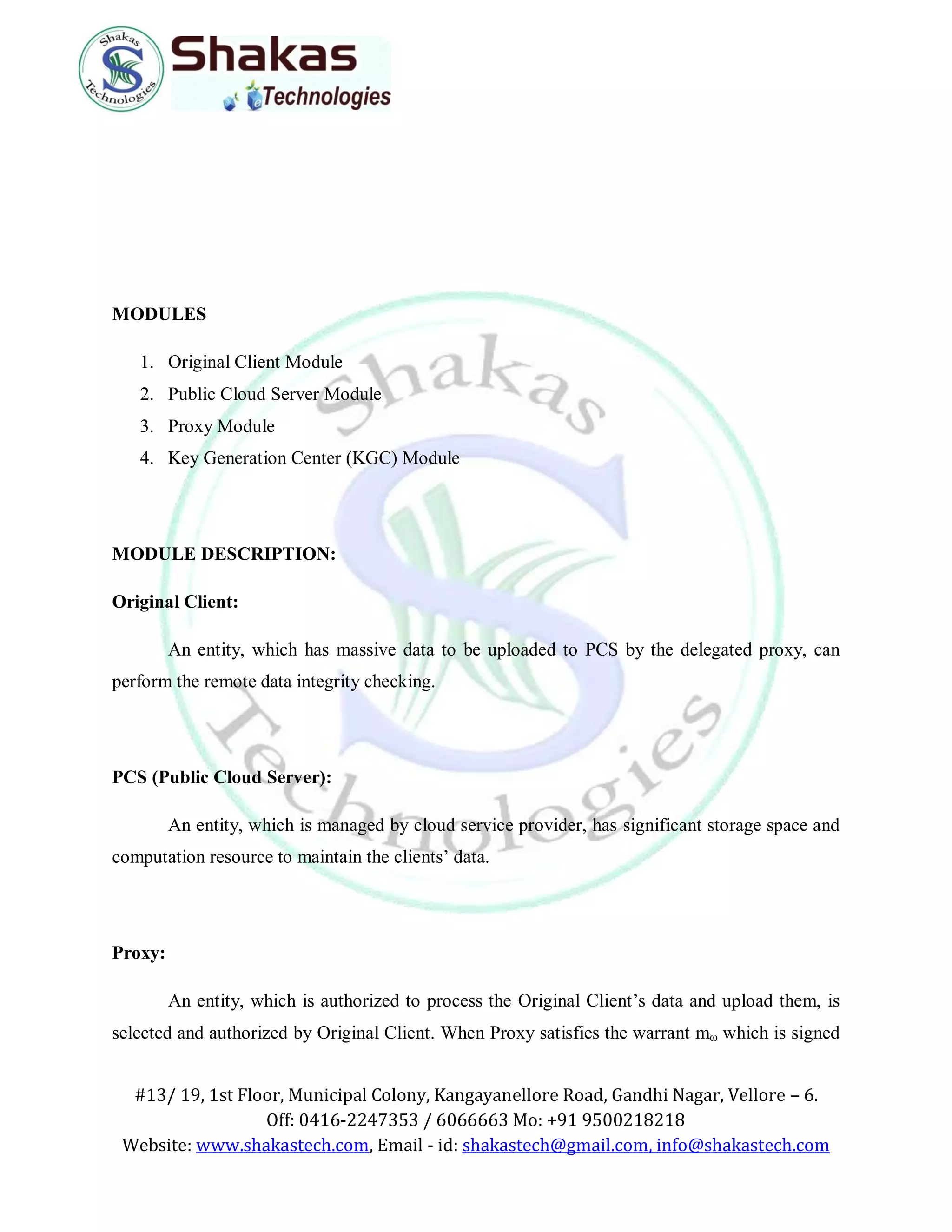 Identity Based Proxy Oriented Data Uploading And Remote Data Integrity