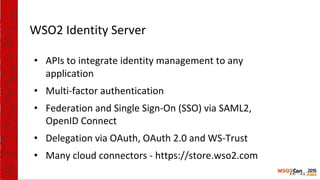 WSO2Con ASIA 2016: Case Study: Identity in the WSO2 Ecosystem | PPT