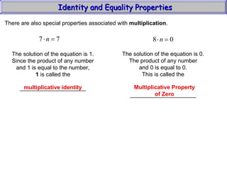Multiplication Property Of Equality