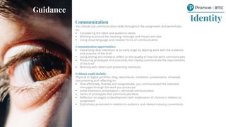 Identity - Example Assignment Brief - BTEC L3 Art and Design Practice ...