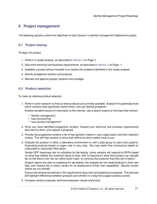 Identity Management Project Roadmap | PDF | IT and Internet Support | Internet