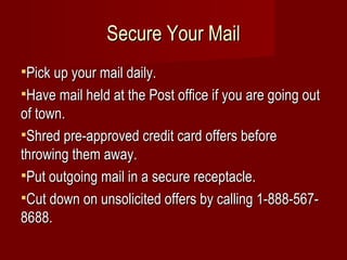 Identity Theft | PPT