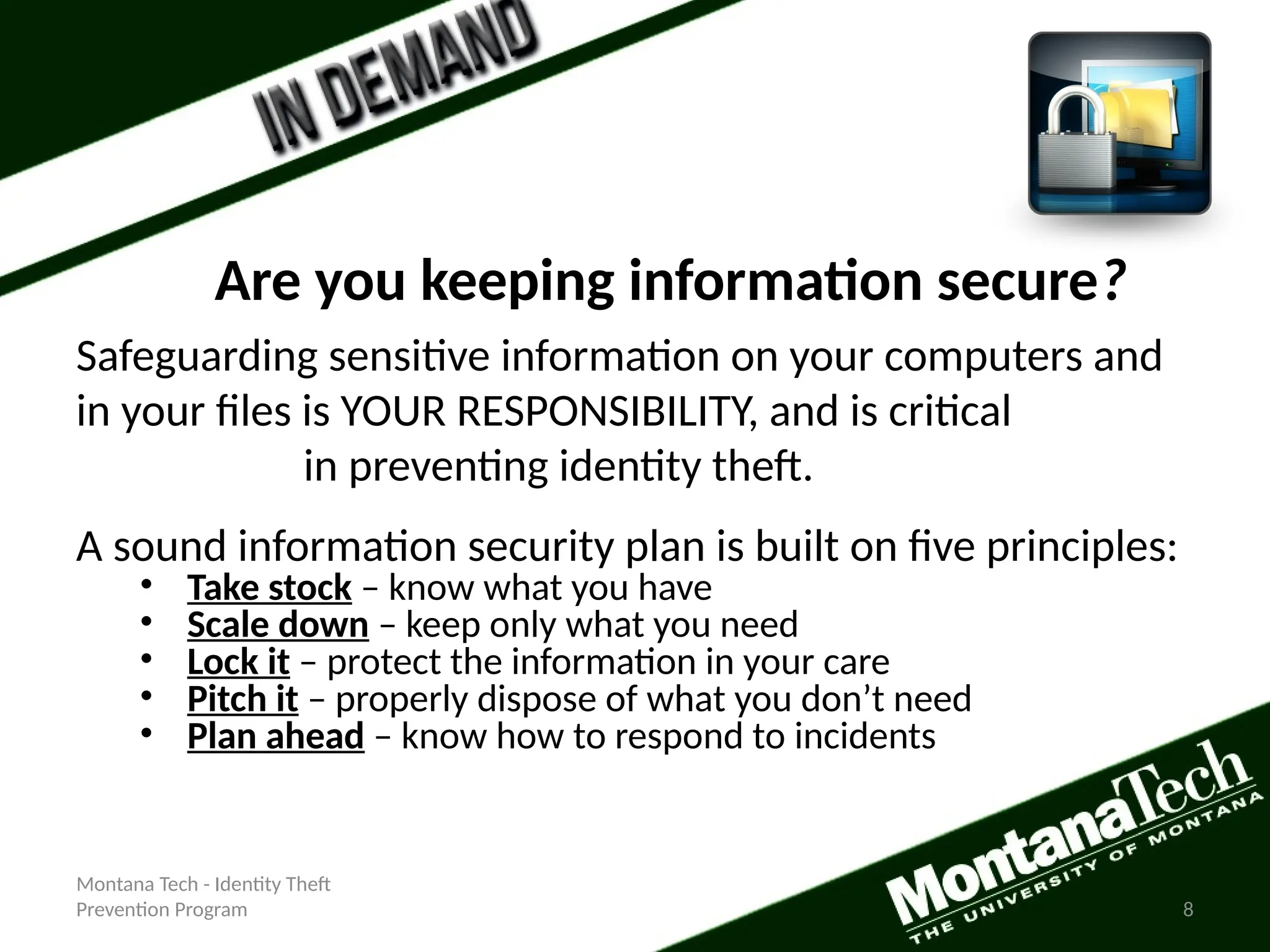 Identity Theft Prevention, all you need to know | PPTX