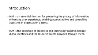Identity & access management | PPTX
