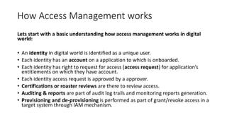 Identity & access management | PPTX