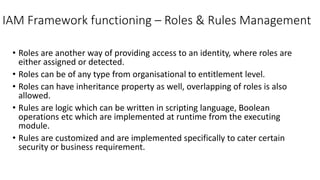 Identity & access management | PPTX