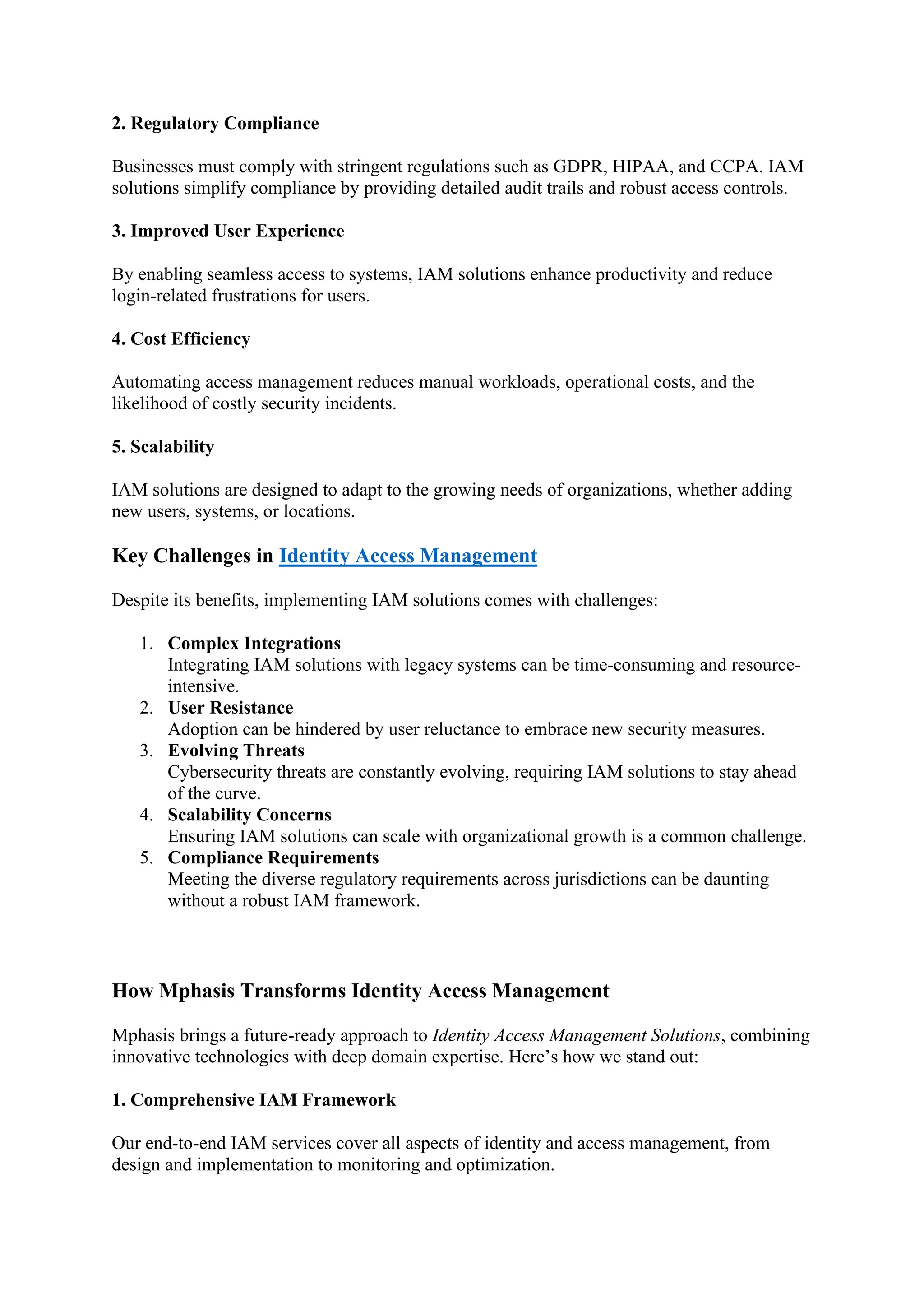 Secure Your Digital Ecosystem with Mphasis’ Identity Access Management ...