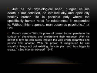 Identity according to fromm | PPTX