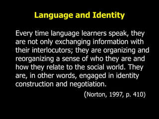 Identity, agency, and adult literacy in the digital era | PPT