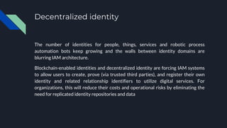 Identity and access management | PPTX