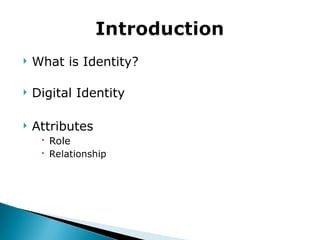 Identity And Access Management Overview (IAM) | PPT