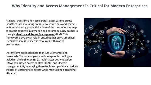Identity and Access Management | PPTX