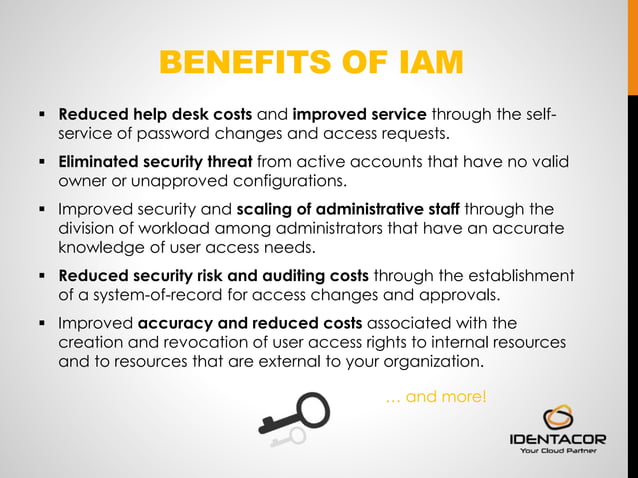 Identity and Access Management (IAM) | PPTX | Operating Systems | Computer Software and Applications