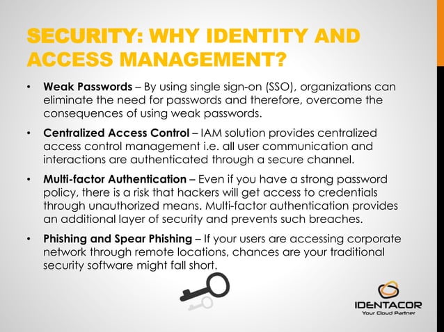 Identity and Access Management (IAM) | PPTX | Operating Systems | Computer Software and Applications