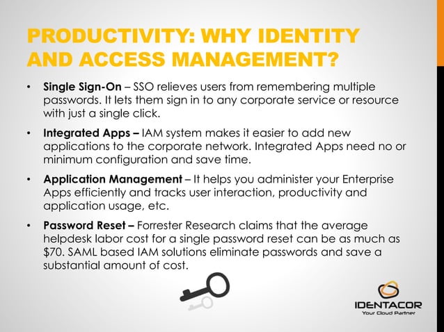 Identity and Access Management (IAM) | PPTX | Operating Systems | Computer Software and Applications