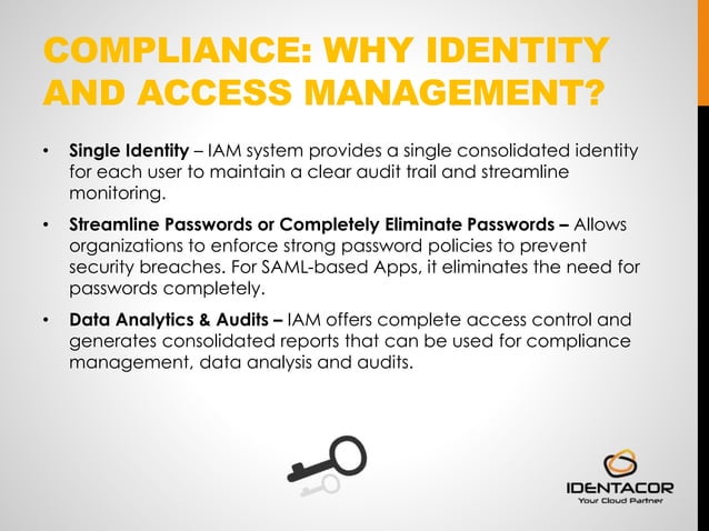Identity and Access Management (IAM) | PPTX | Operating Systems | Computer Software and Applications
