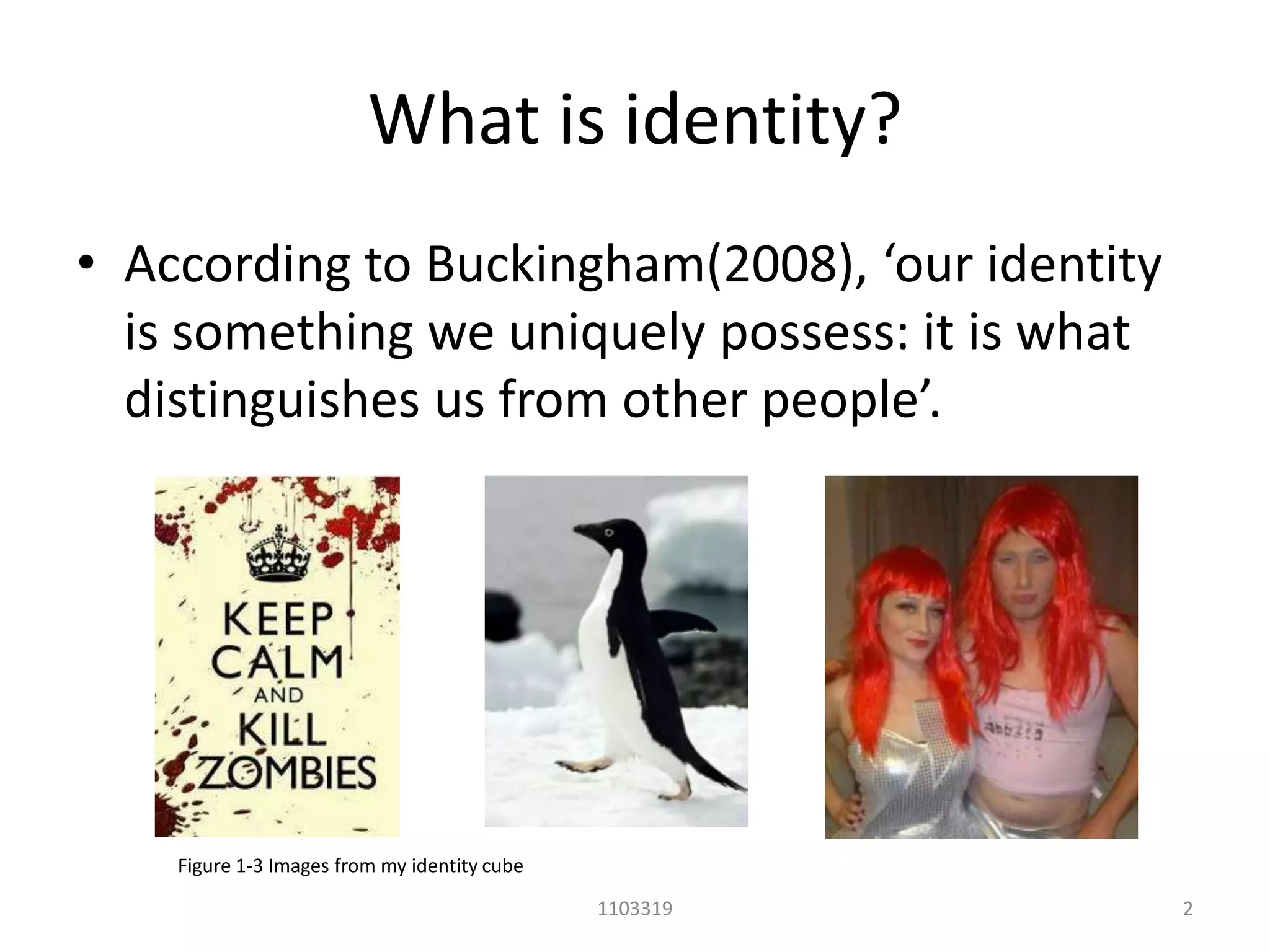 Identity and education presentation | PPTX