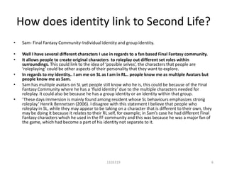 Identity and education presentation | PPTX