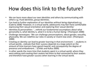 Identity and education presentation | PPTX