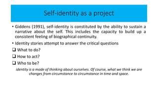 Identity and subjectivity | PPTX