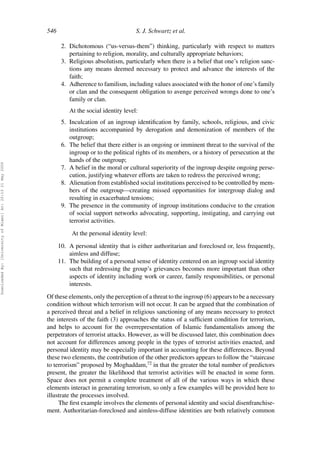 Identity and terrorism | PDF