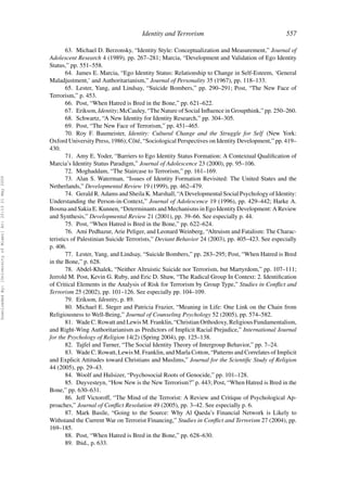 Identity and terrorism | PDF