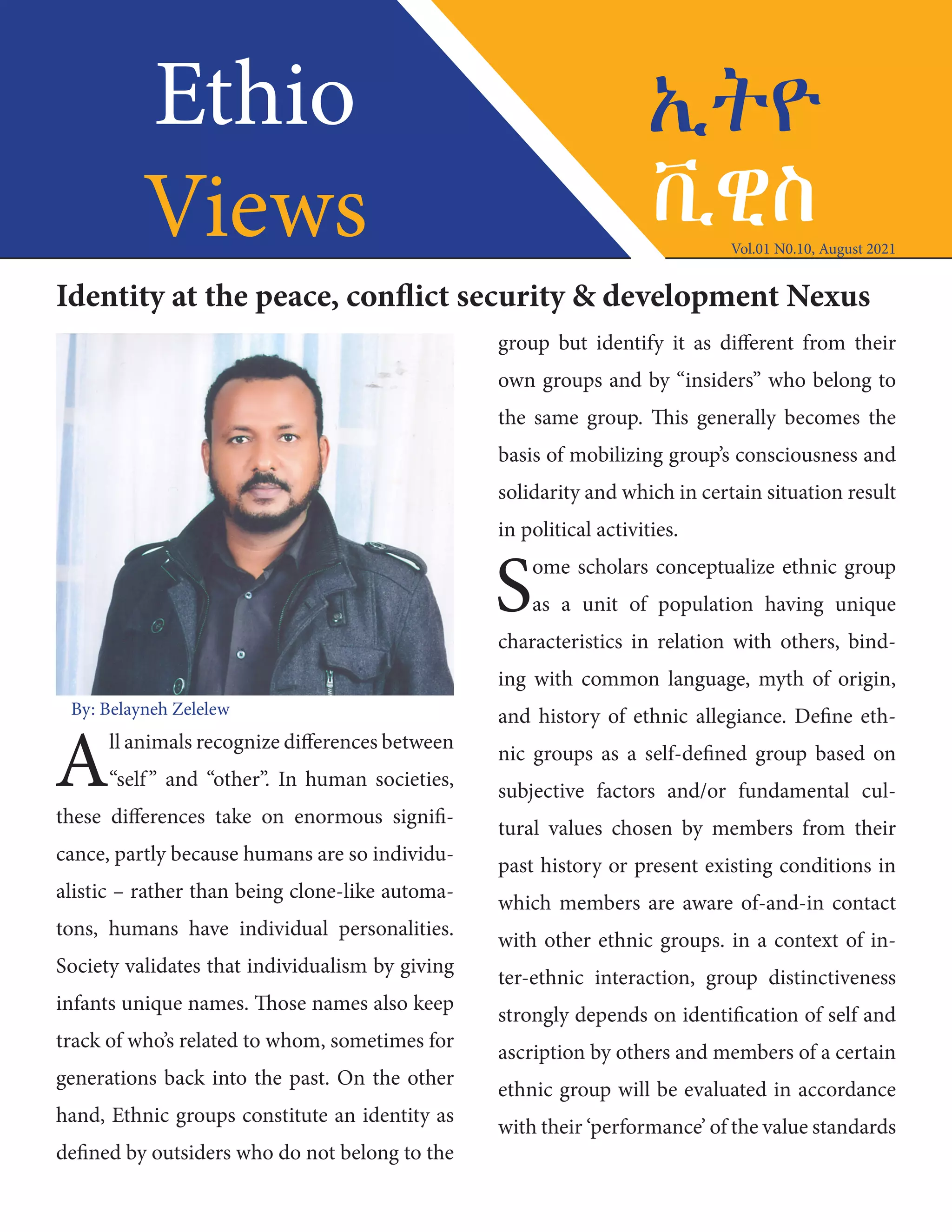 Identity at the peace, conflict security & development Nexus | PDF